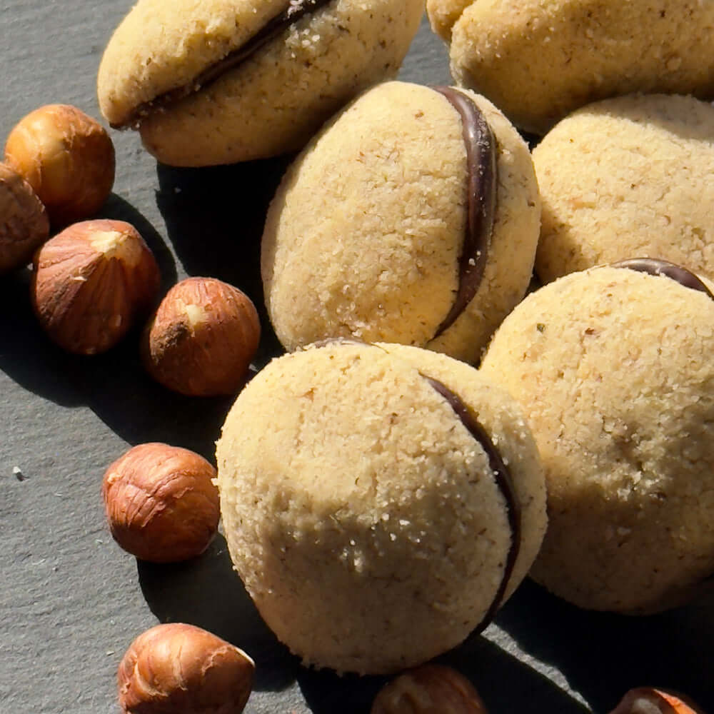 Baci Di Dama Italian Hazelnut Cookies