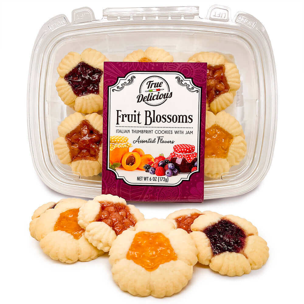 Assorted Fruit Blossom Jam Cookies