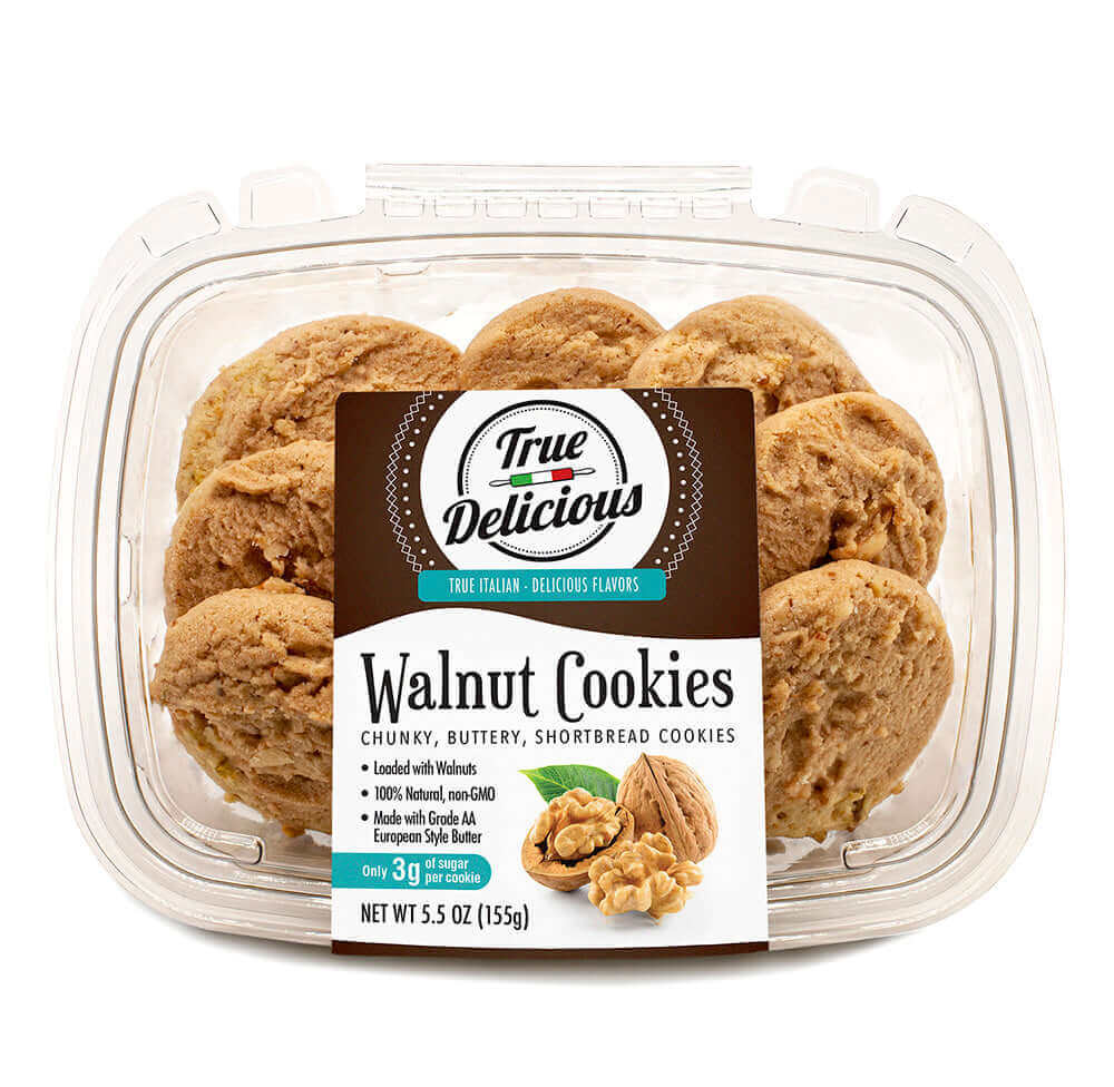 Walnut Shortbread Cookies. With more walnuts than sugar.